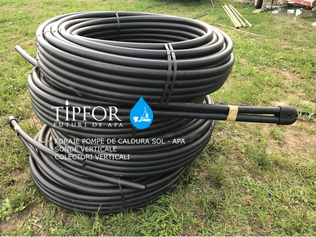 Foraje pompe de caldura sol-apa cu sonde verticale.